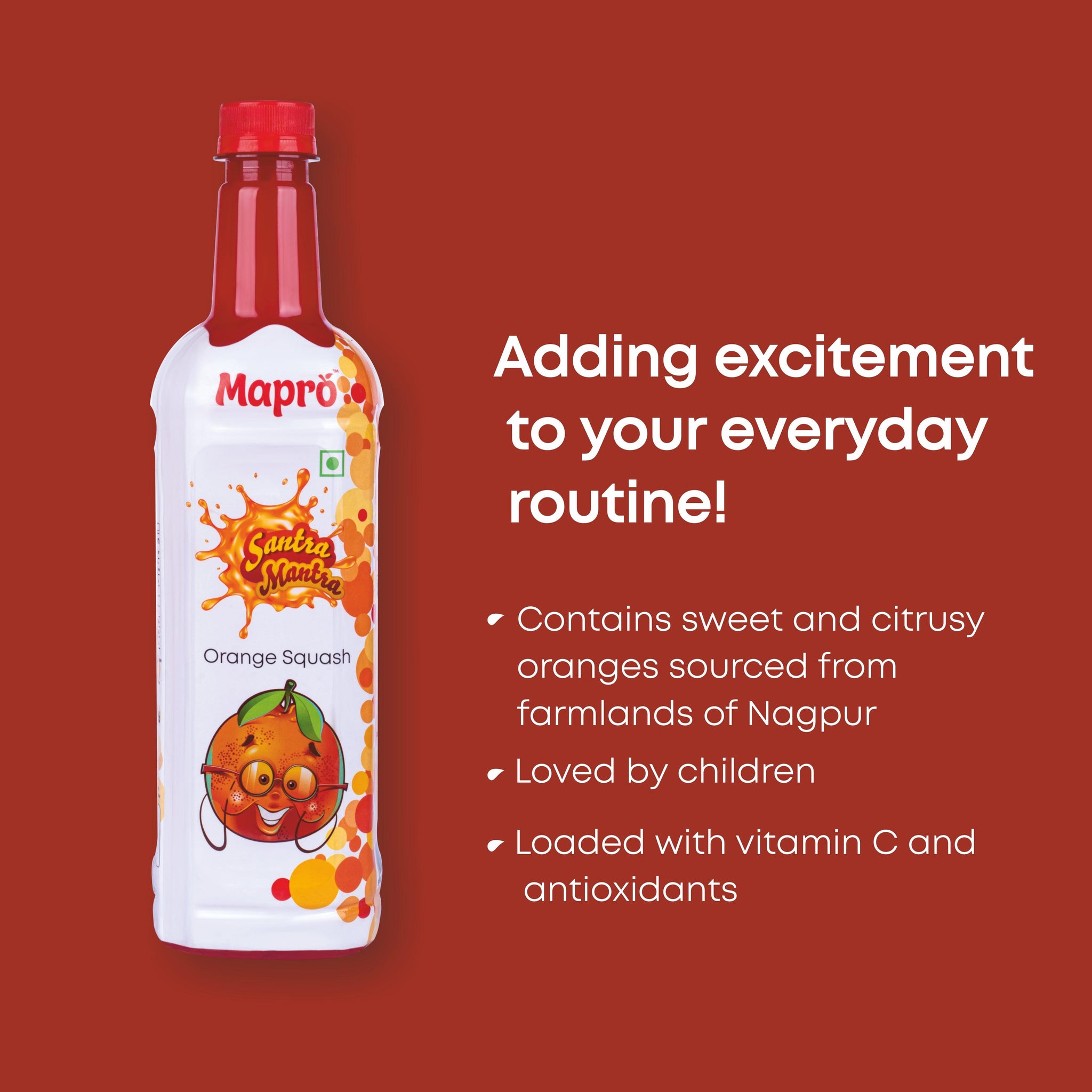 Santra Mantra Orange Squash – Mapro