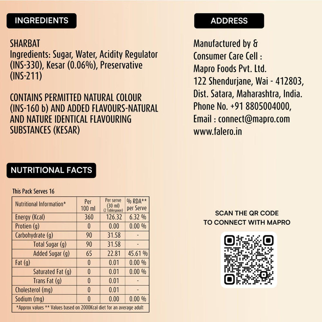 Kesar Sharbat – Mapro
